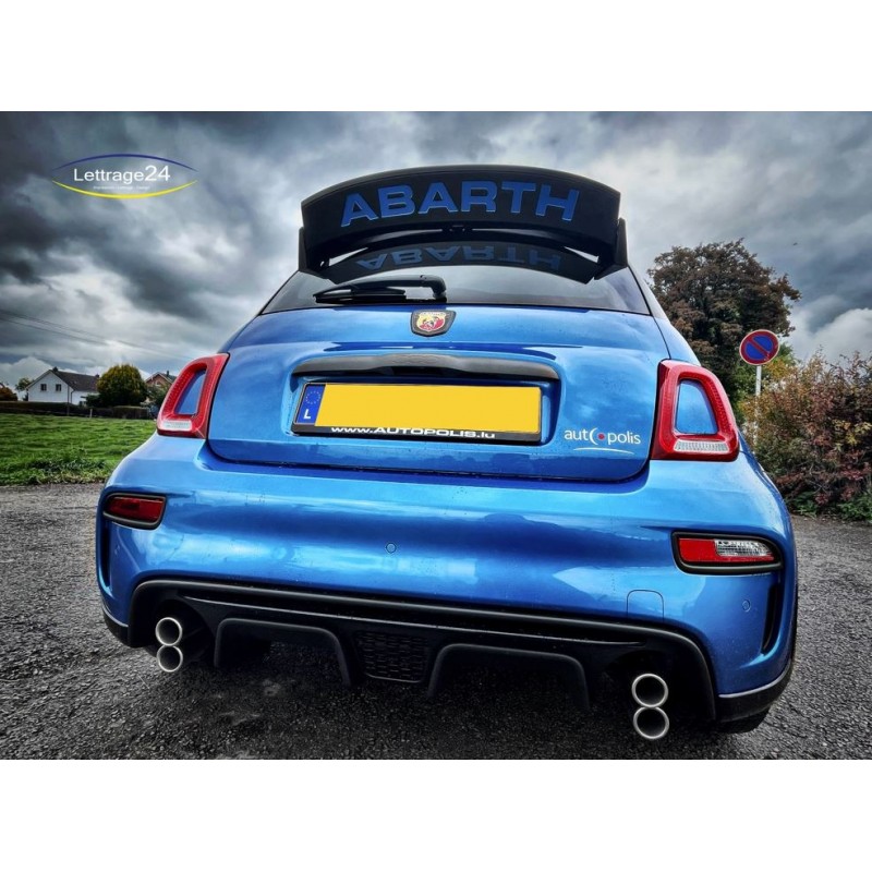 Decal set / kit personnalisation Spoiler 695 Abarth 70 anniversario ...