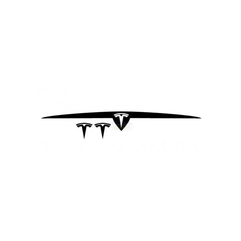 Tesla Model Y front bumper decal / Calandre look model S