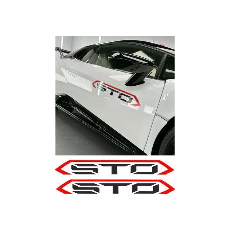 Lamborghini Huracan STO door decal Set